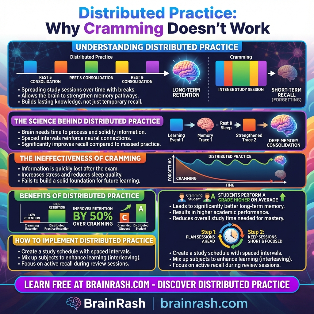 Distributed Practice: Why Cramming Doesn't Work | Blog | BrainRash